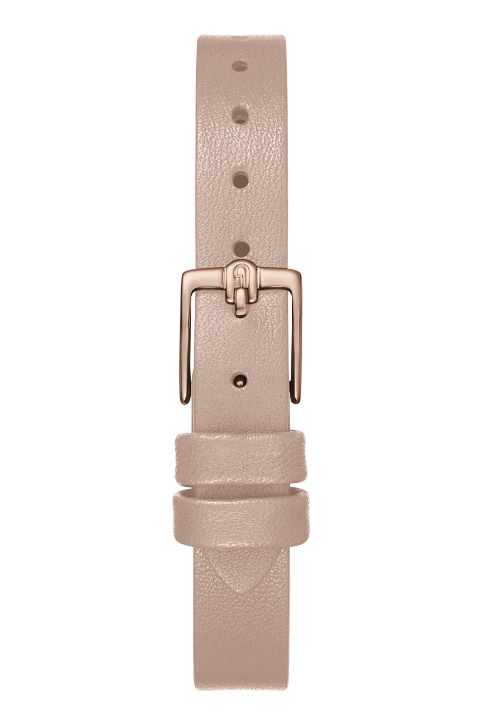 Furla, Ceas analog cu o curea de piele Arco Chain, Auriu rose - eMAG.ro