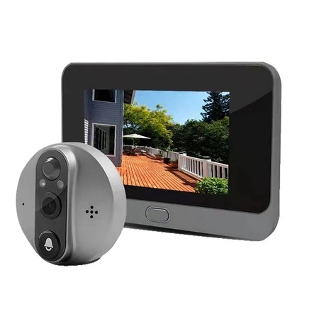 Interfon video Wireless, Rezolutie 1080P, Intercom Bidirectional ...