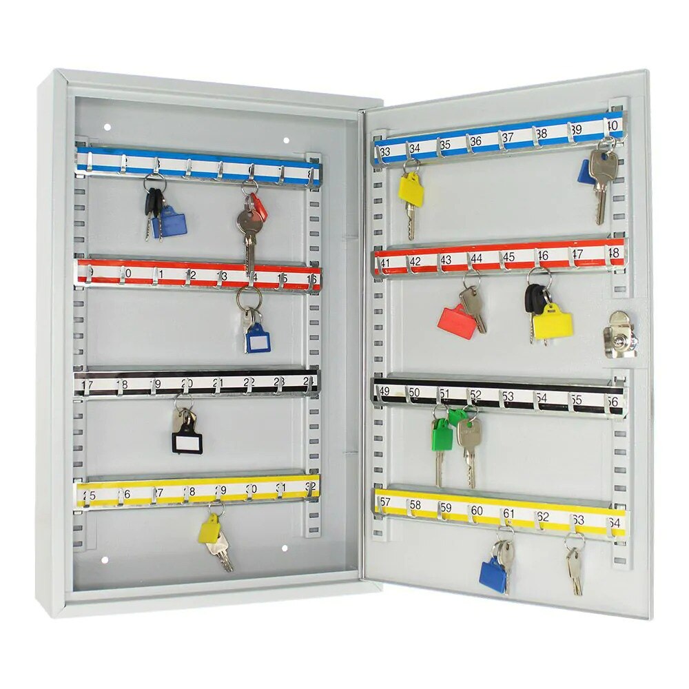 Dulap pentru chei Rottner S64, inchidere butuc cilindric, 2 chei, otel ...