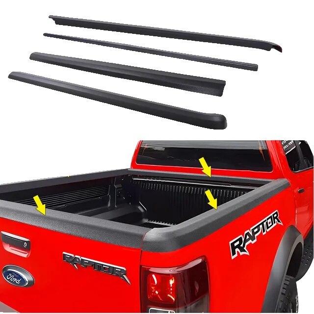 Set 4 bucati protectie hayon Ford Ranger Raptor 2018-2022, acrilic ...