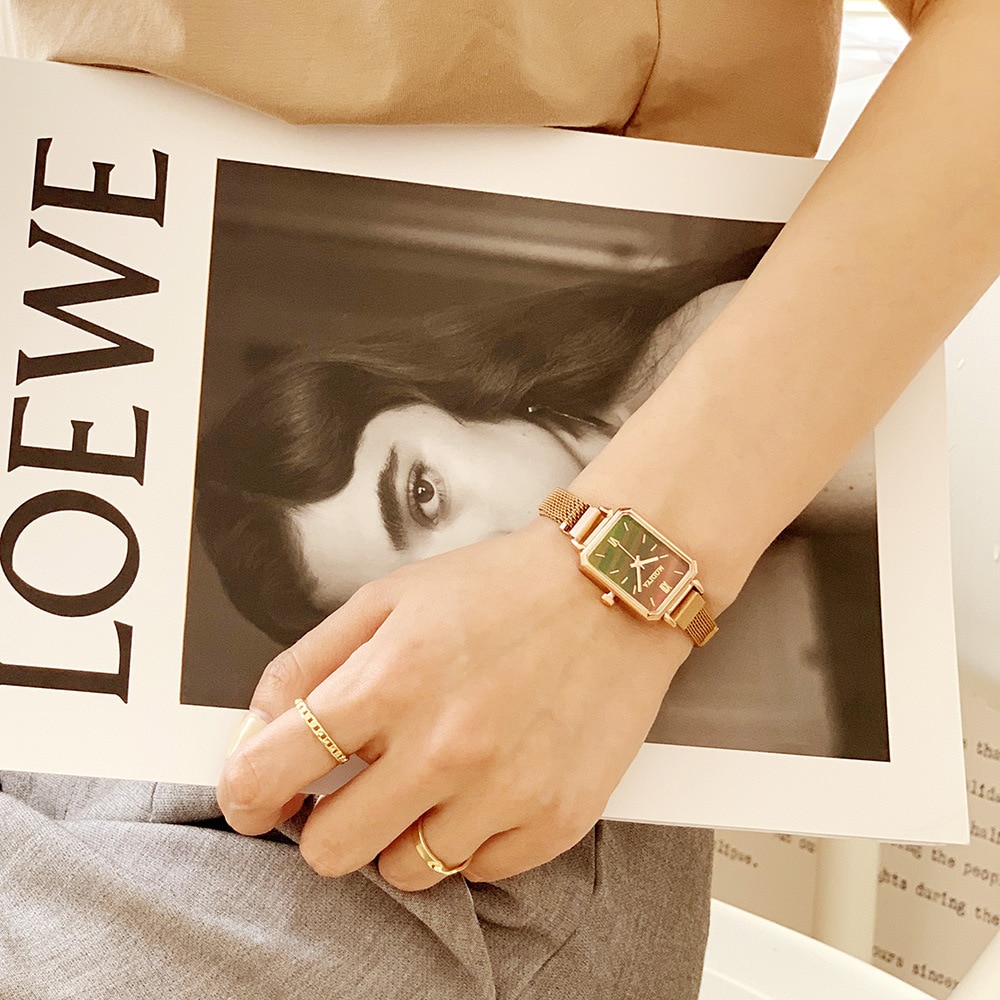 Ceas dama Modiya, Aliaj, Mecanism Quartz, Catarama magnetica, Aur roz ...