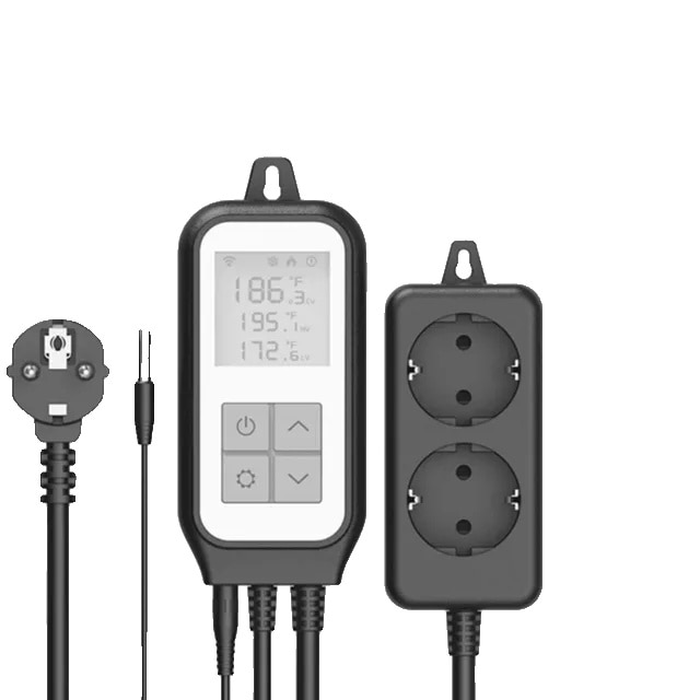 Controler Temperatura WIFI, Set Senzori Smart Home, Afisaj Digital ...