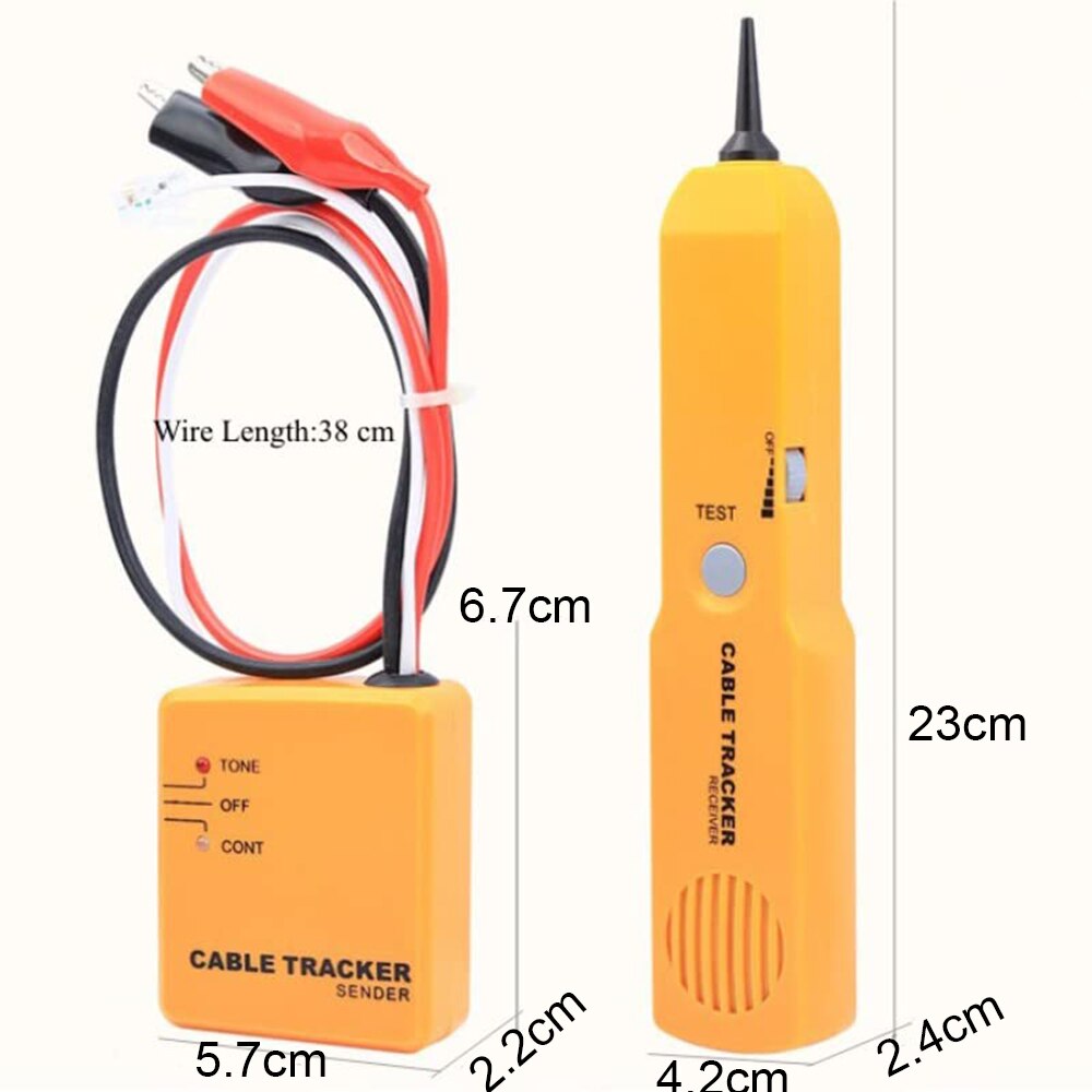 Tester circuit multifunctional, Detector cablu, RJ11, Galben - eMAG.ro