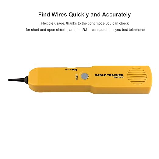 Tester circuit multifunctional, Detector cablu, RJ11, Galben - eMAG.ro