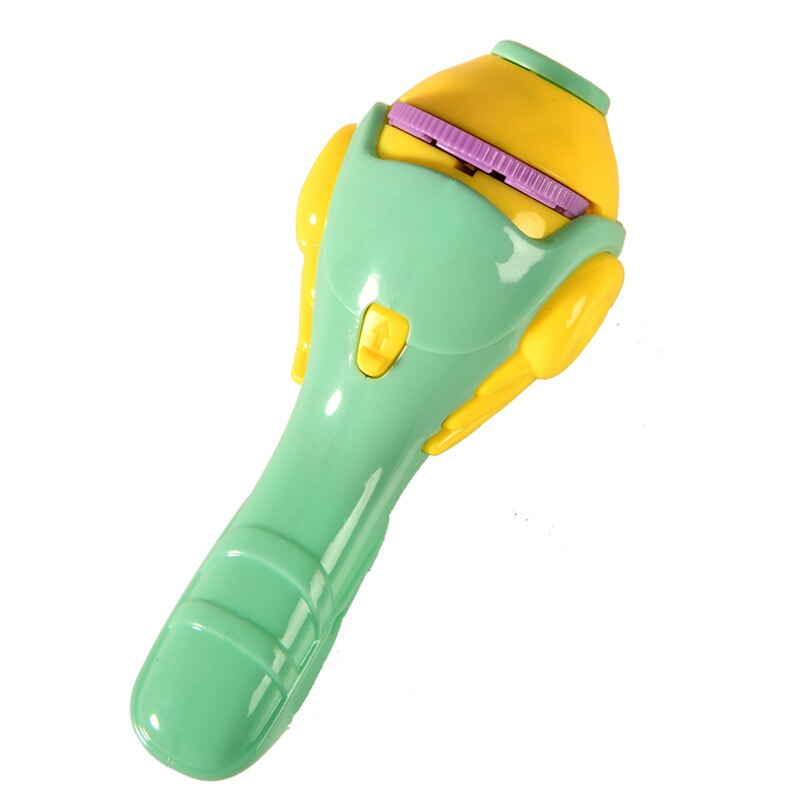 Lanterna de proiectie pentru copii cu 10 role de imagine, verde - eMAG.ro