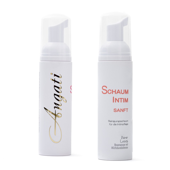 Spuma de curatare intima, Angati, Foam Ecstasy, 100% natural si vegan ...