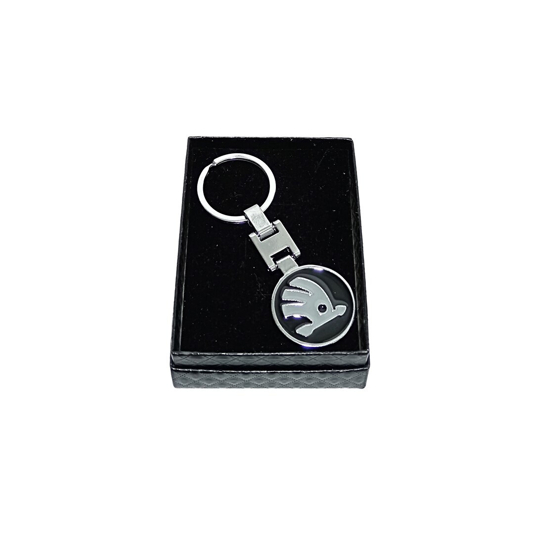 Breloc Skoda premium inoxidabil 3d, 9 x 3 cm, ambalat in cutie, Magrot ...