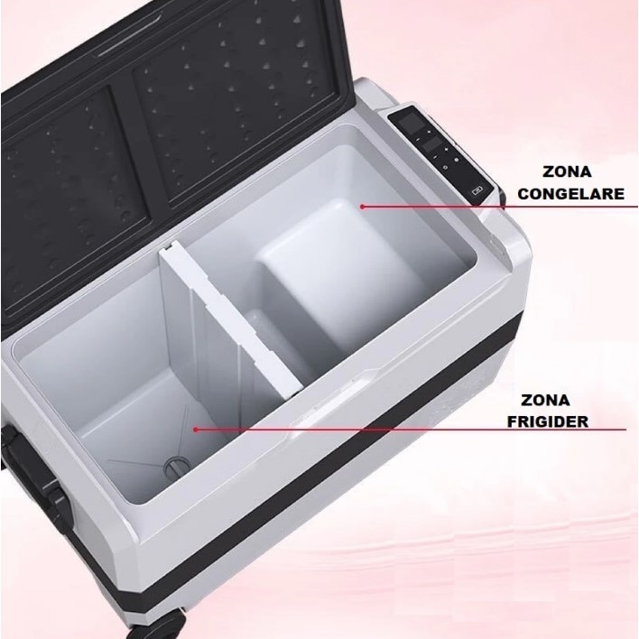 Frigider si Congelator Auto cu Compresor, functie Congelare -20°, 60 ...