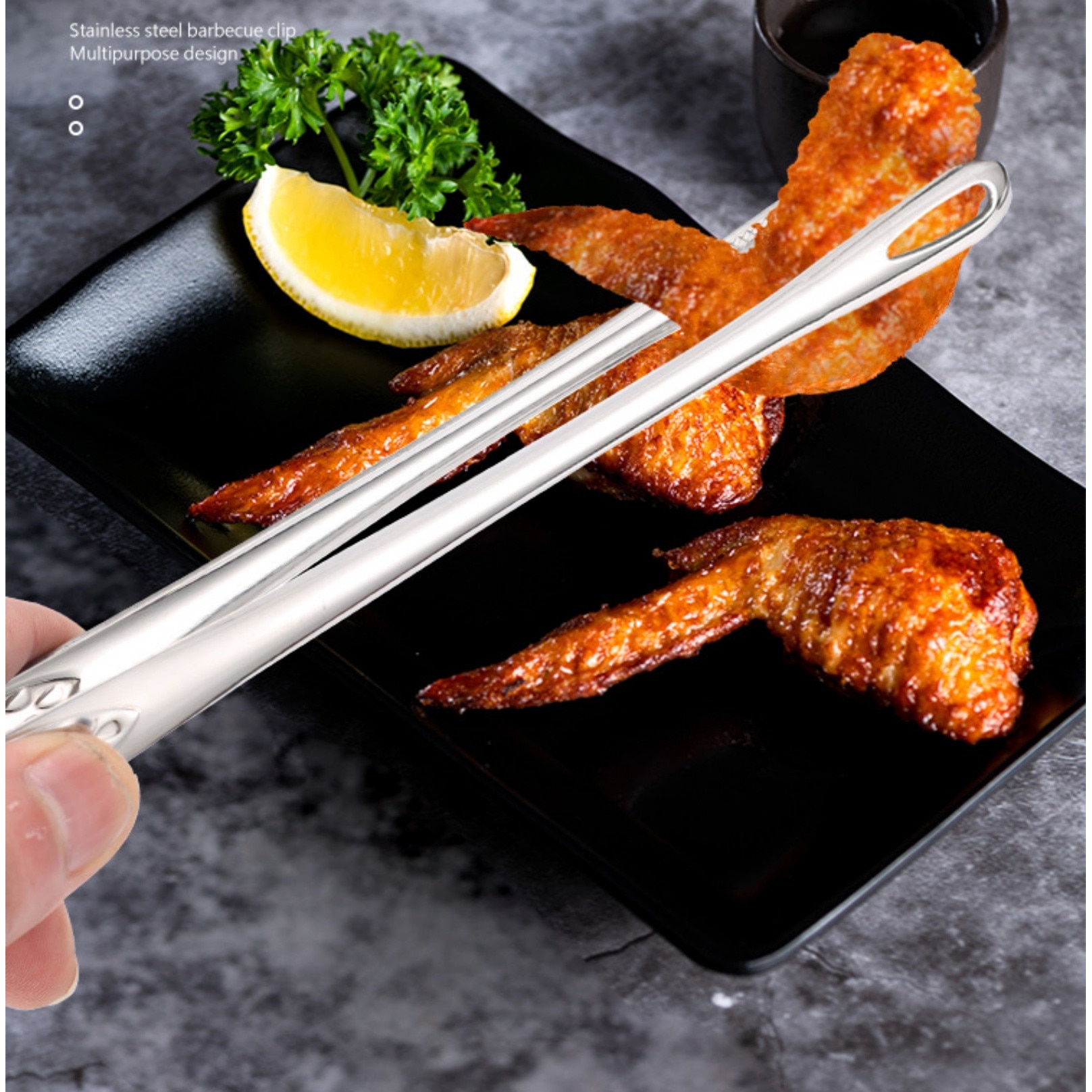 Cleste tip penseta pentru bucatarie, enkourakoko®, 304 Otel inoxidabil ...