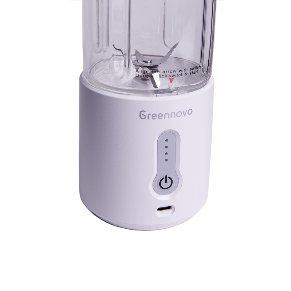 Blender portabil Greennovo, 500ml, 22000 rpm, 4000mAh - eMAG.ro