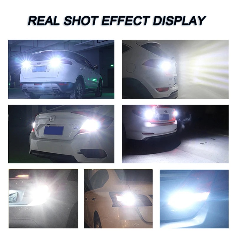 Set de 2 becuri led W16W Xentech Light cst 137 cu lupa 19 SMD 12 Watti ...