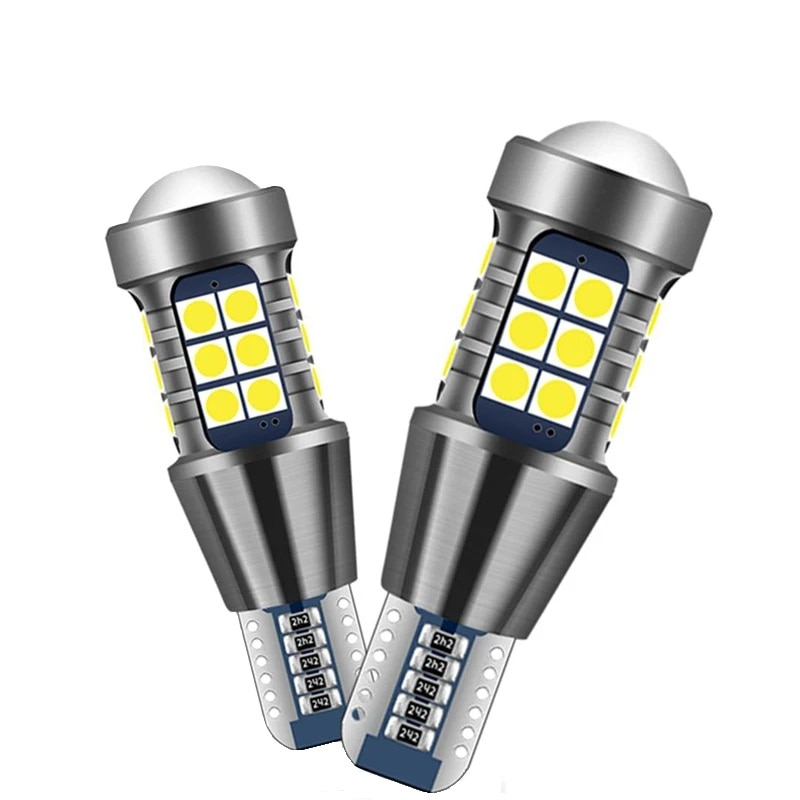 Set de 2 becuri led W16W Xentech Light cst 137 cu lupa 19 SMD 12 Watti ...