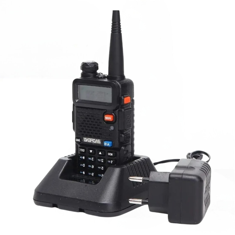 Statie radio portabila Baofeng UV-5R8W, putere emisie 8W, Dual Band 136 ...