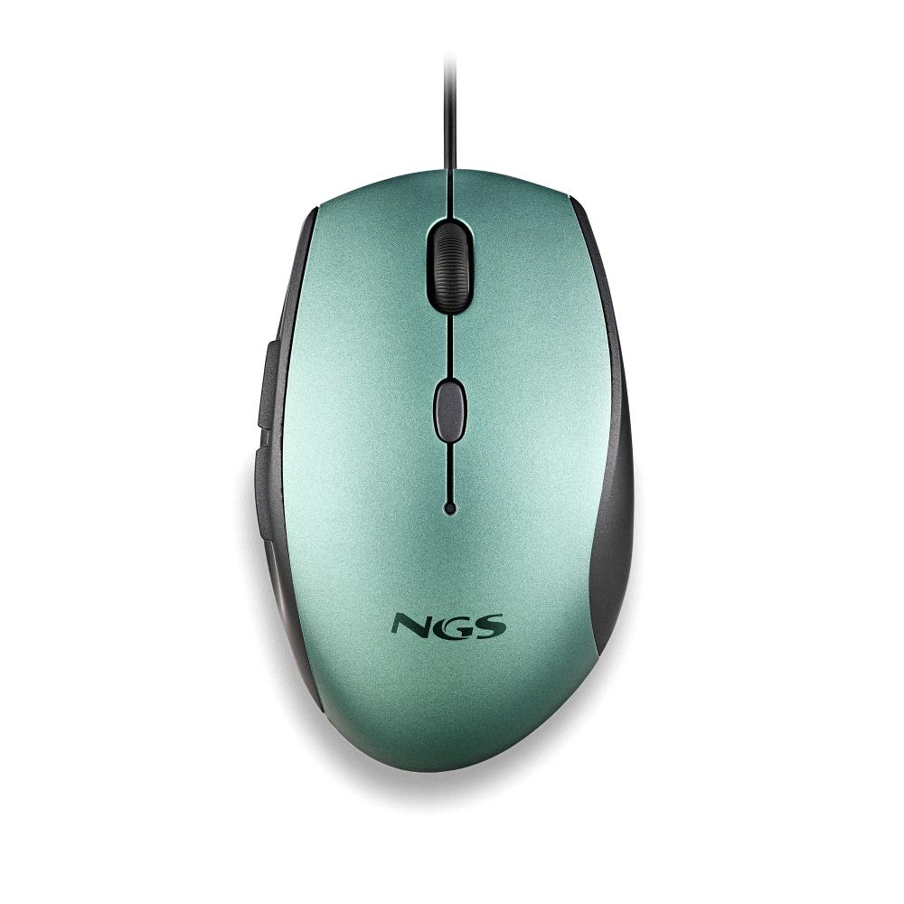 Mouse optic cu fir NGS Moth Ice, 1600dpi, silent click, adaptor USB-C ...