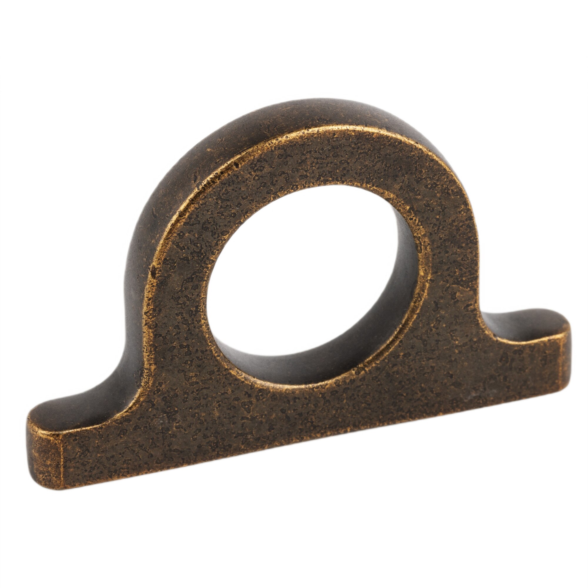 Buton pentru mobila Omega, finisaj alama rustica, L:62.5 mm - eMAG.ro