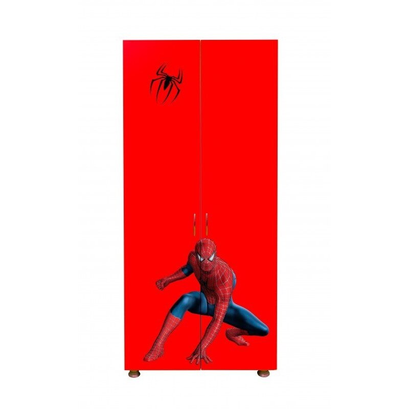 Sifonier copii 2 usi Spiderman, 180x80 cm, PAL melaminat - eMAG.ro