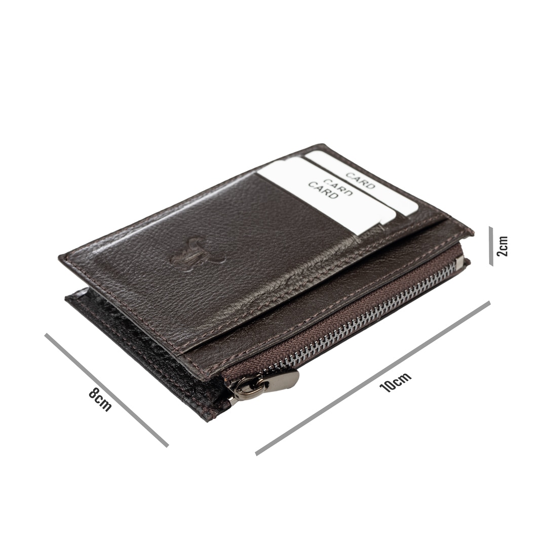 Port-card barbati din piele naturala, Icon, maro - eMAG.ro