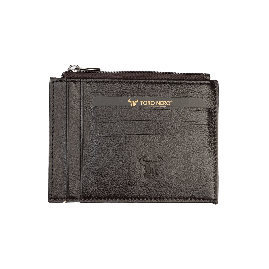 Port-card barbati din piele naturala, Amis, maro - eMAG.ro