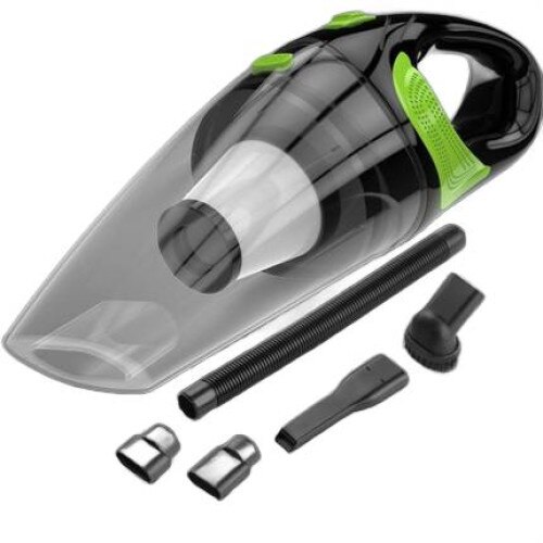 Aspirator auto fara fir, puternic 100W, folosire duala umed/uscat ...