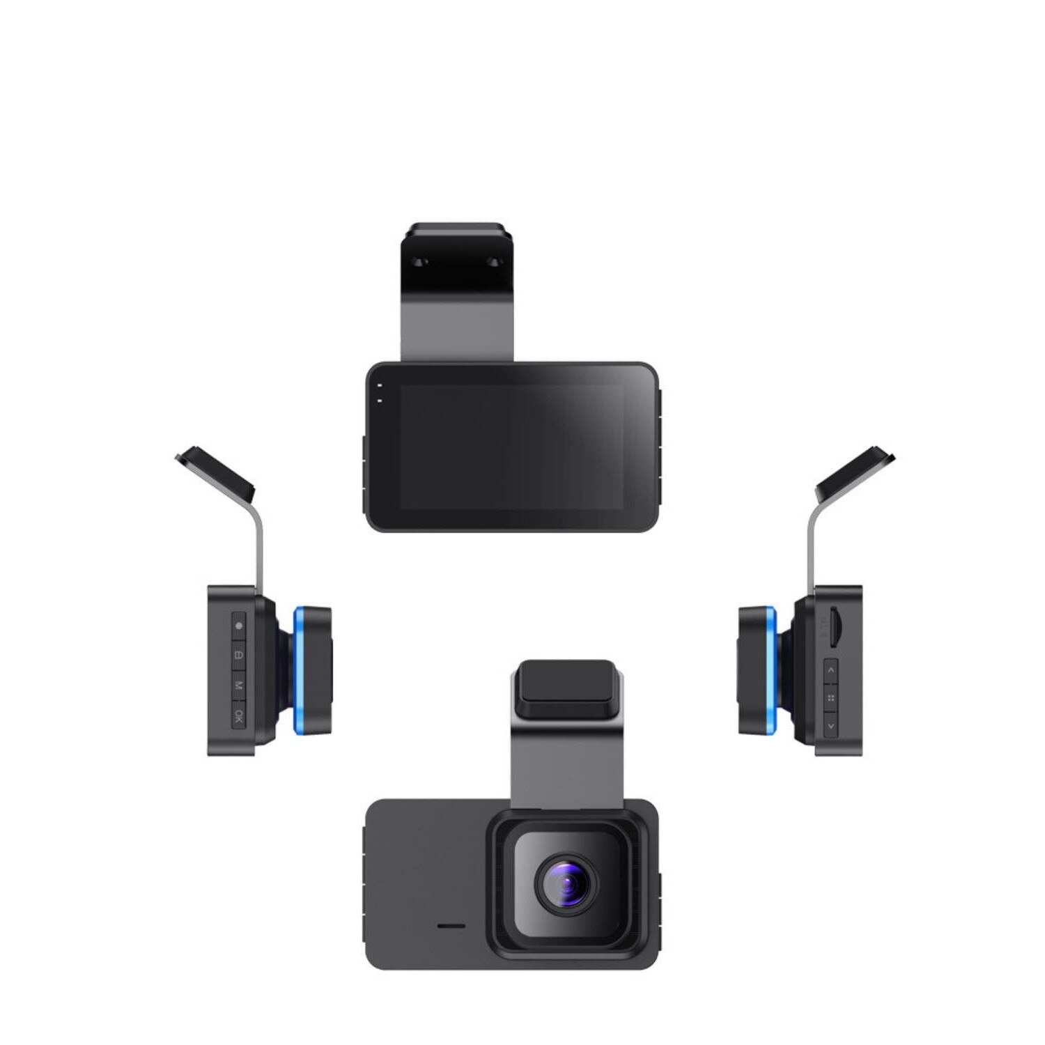 Camera auto WIFI, Dual Cam Pro, ADAS, unghi de filmare de 150 ...