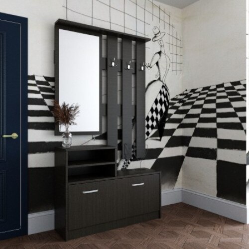 Cuier Cremona Wenge 155.5 x 85 x 24 cm - eMAG.ro