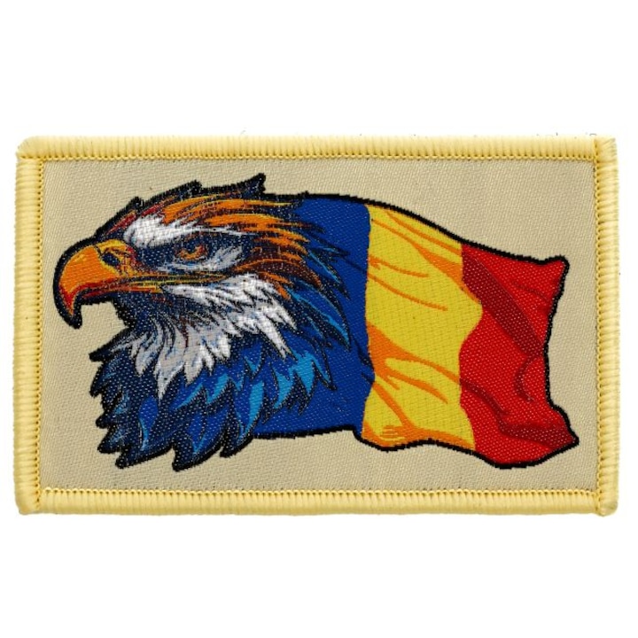 Patch Acvila si Tricolor, Tesut, Claritate Impecabila, Cu Scai - eMAG.ro
