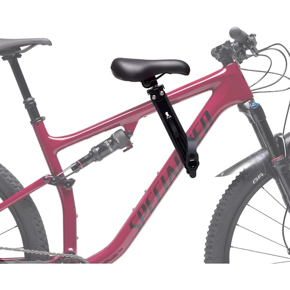 Велосипедна седалка за деца с кормило kids ride storeful, комбинация от седалка и опорна дръжка ...