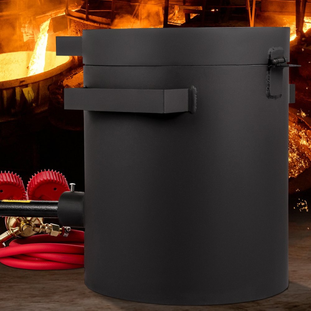 Set Cuptor pentru Topire Metale, Capacitate 10 Kg, Temperatura maxima ...