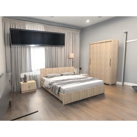 Dormitor Edy Pat 1, 6m, Dressing 1, 8m, Sonoma - eMAG.ro