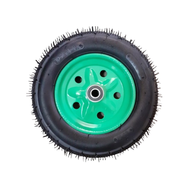 Roata roaba cu rulment si cauciuc cu camera 380 x 8 - eMAG.ro