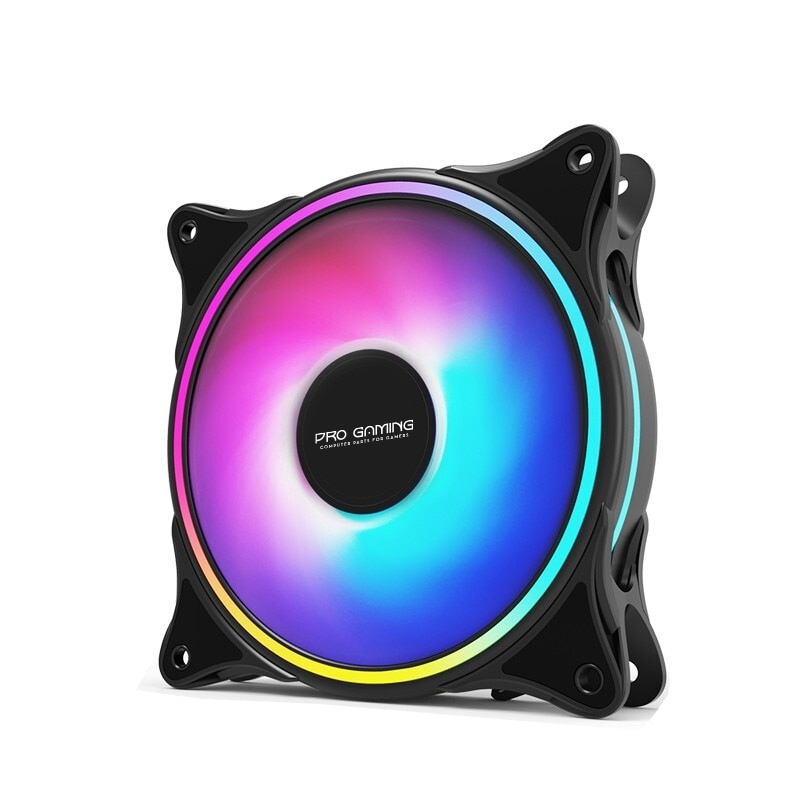 Set 3 Ventilatoare Carcasa 120 x 120 mm Pro Gaming ARGB, controller PWM ...