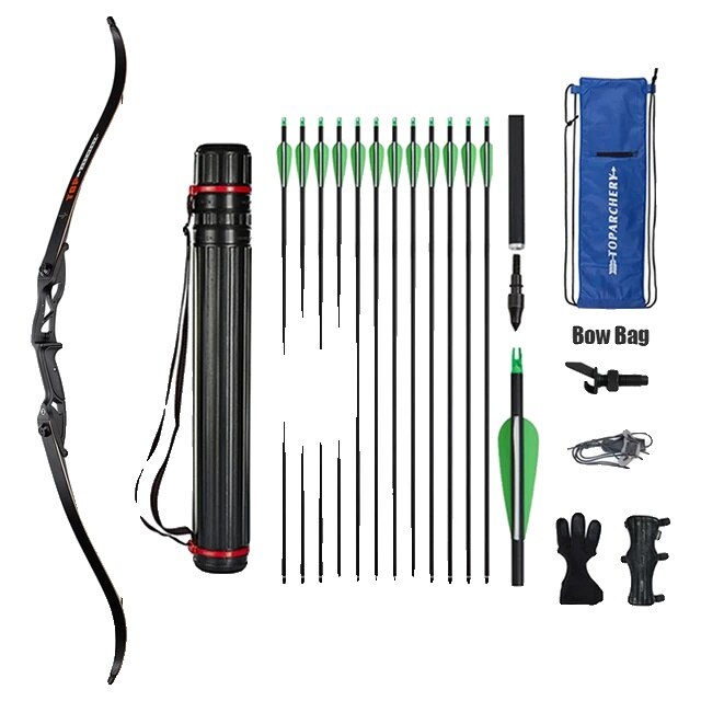 Arc recurve demontabil, 56 inch, 30lbs, Verde - eMAG.ro