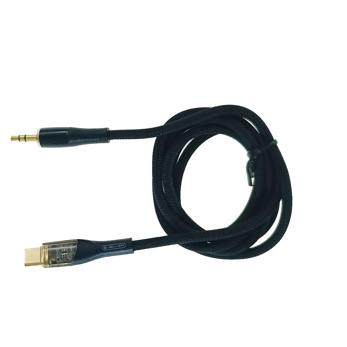 Cablu cu conector jack 3.5 mm la USB-C, Jellico B21, 100 cm, in blister ...