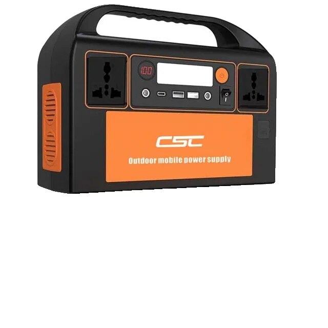 Generator solar portabil, 333Wh, 300W, USB, Portocaliu - eMAG.ro