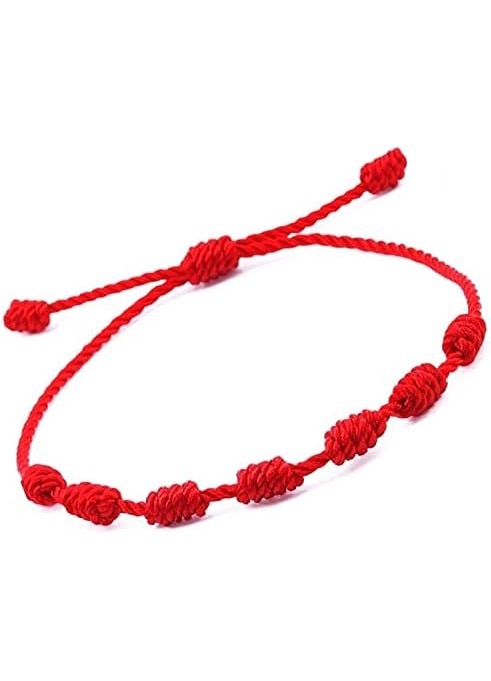 Bratara 7 noduri pentru protectie, Rosu - eMAG.ro