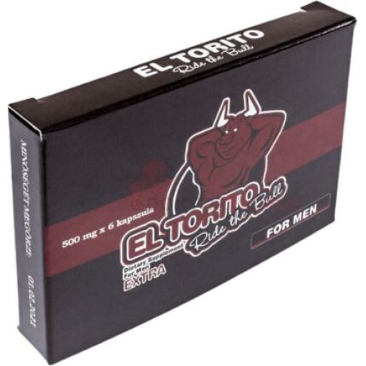 Capsule crestere potenta El Torito 6 buc - eMAG.ro