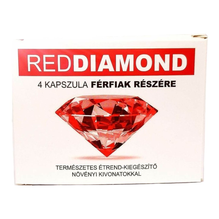 Capsule crestere potenta Red Diamond 4 buc - eMAG.ro
