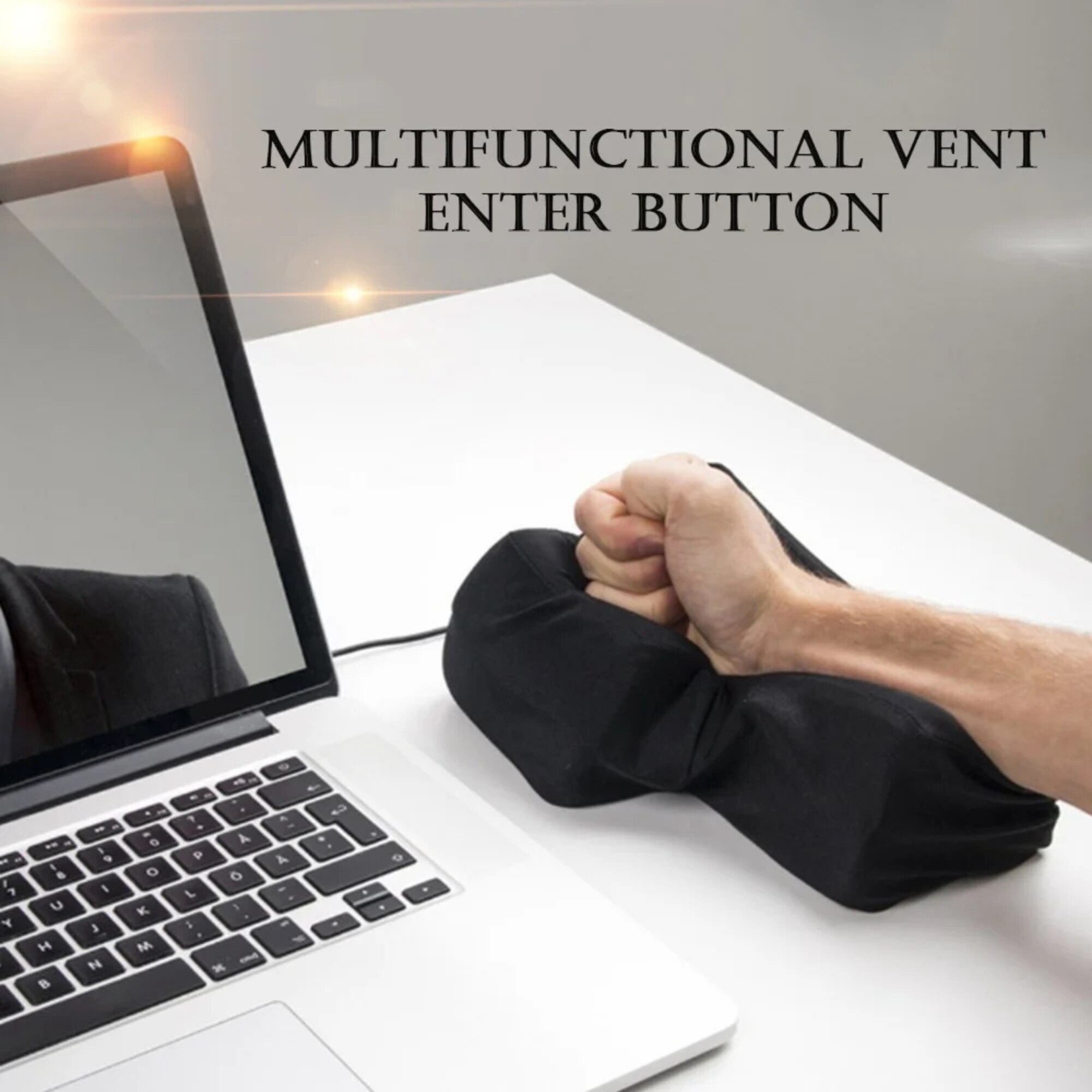 Buton ENTER Gigant USB, Model Perna, Moale, Rezistent la impact, Anti ...