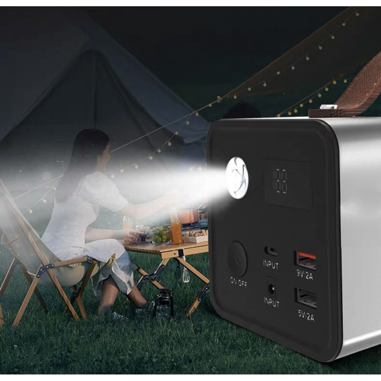 Generator solar, putere 110V AC, statie portabila 200W, UE - eMAG.ro