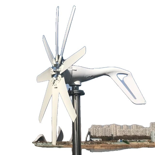 Generator Eolian, 1000W, 8 pale, Aluminiu, 12V, Set turbine - eMAG.ro