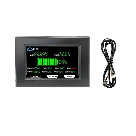 Интелигентен BMS инвертор, Lifepo4/Li-ion/LTO съвместим, 24V/48V, 150A, LCD - eMAG.bg