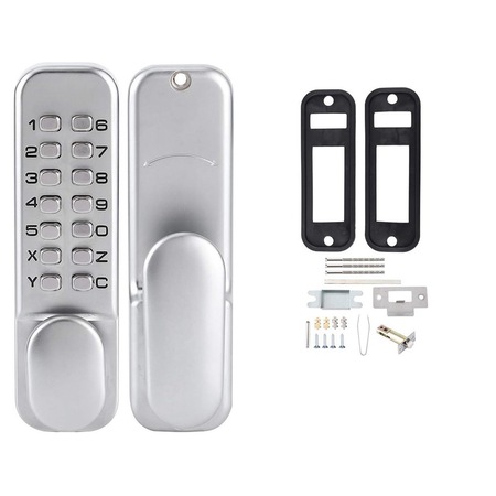 Yala ca cu cod mecanic, Zola, zavor orizontal, 14 x 4 x 4.5 cm/ 14 x 4 ...