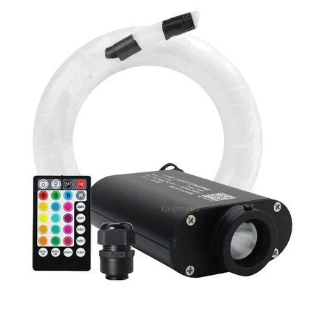 Plafoniera Car Star, 16W RGBW, Kit fibra optica, priza de tigara auto ...