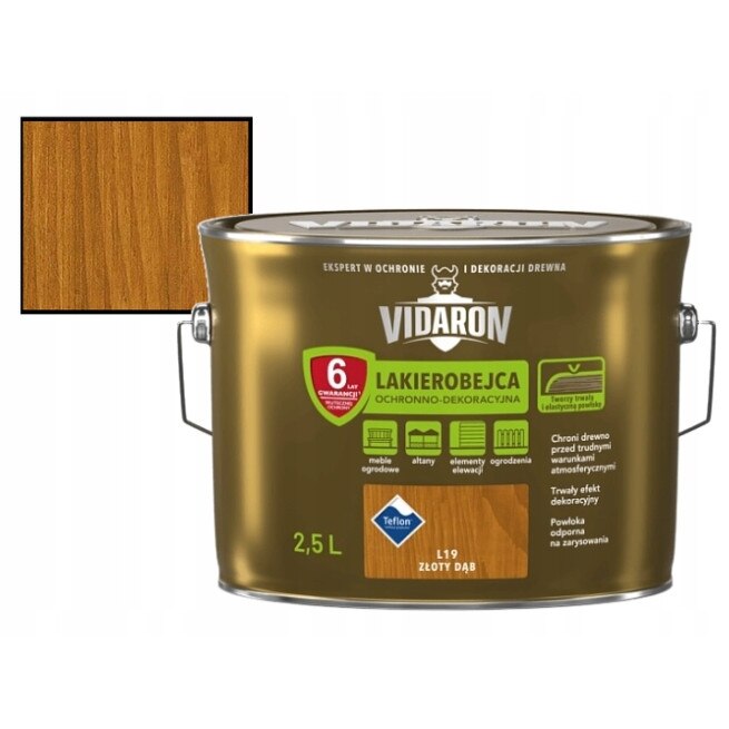 Lac de protectie, Vidaron, Zloty Dab, lucios, rezistent la UV si ...