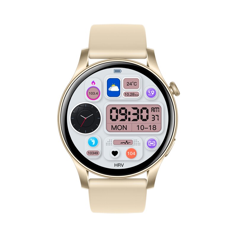 Часовник Smartwatch SolMi KM58, работещ с приложение Da Fit, за спорт и ...