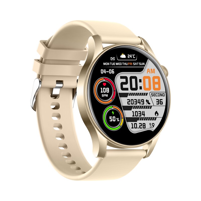 Часовник Smartwatch SolMi KM58, работещ с приложение Da Fit, за спорт и ...