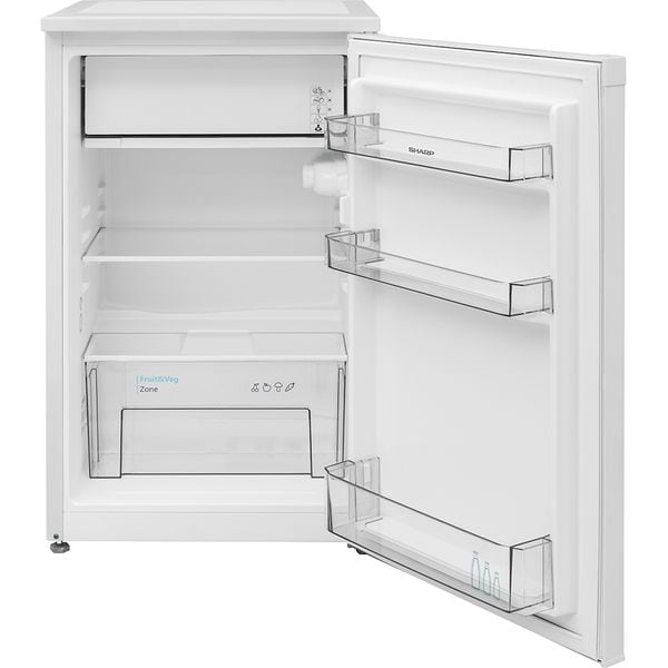 Frigider cu o Usa SHARP SJ-UE088T0W-EU, 89 l, H 82 cm, Clasa E, Alb ...