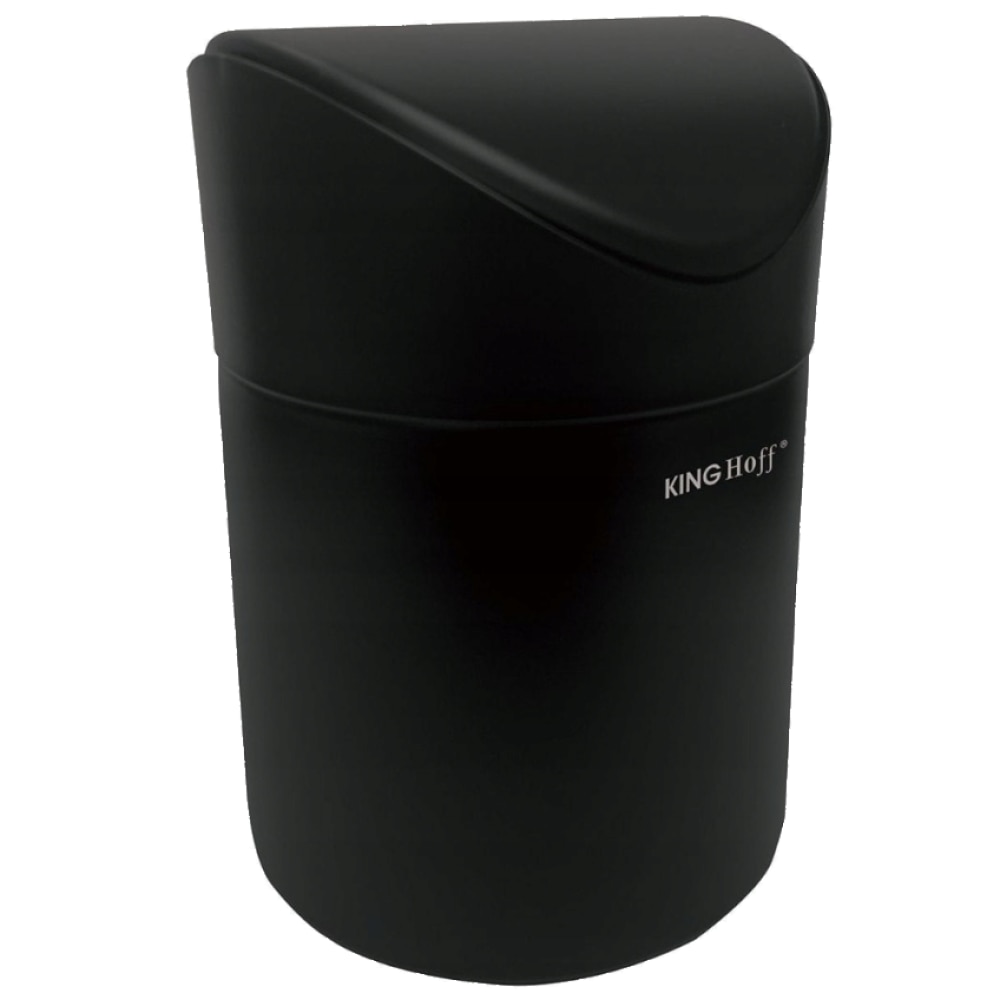 Cos de gunoi mini, negru, 12 x 17 cm, Kinghoff - eMAG.ro