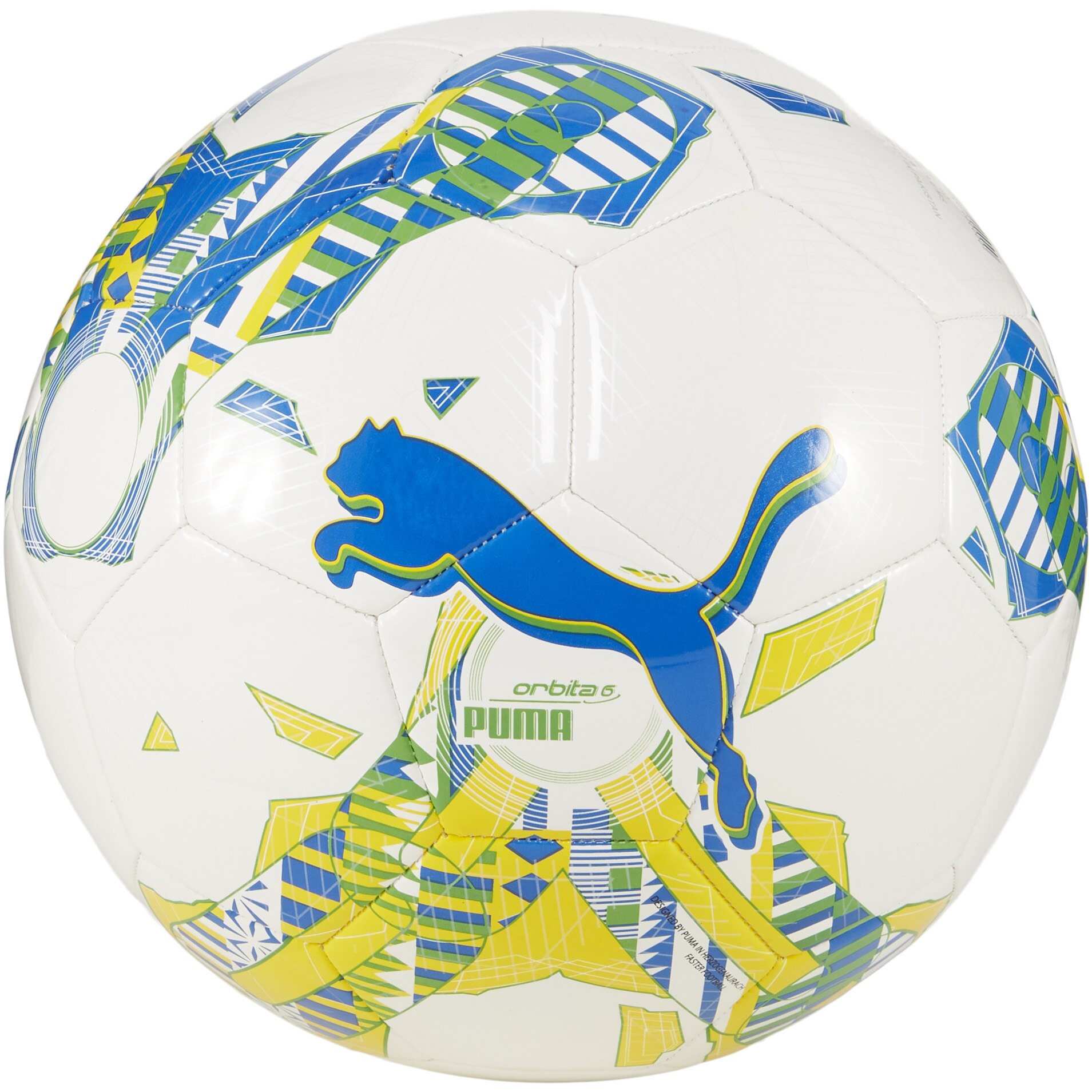 Minge fotbal Puma Orbita 6, marime 5, alb2 - eMAG.ro