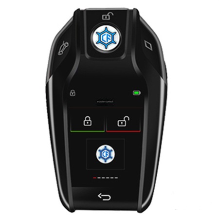 Cheie Auto Smart, SmartKey cu ecran LCD, Negru, 4 Butoane, Keyless Go ...